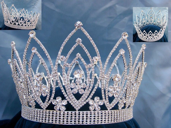 Imperial Rhinestone Full Round Queen or King Crown – CrownDesigners